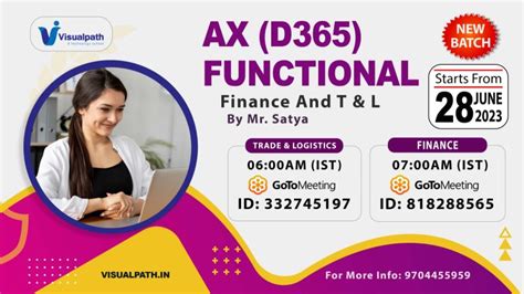 Visualpath On Linkedin Axfunctional Axfunctionald365 Visualpathedu Visualpath Newbatch…