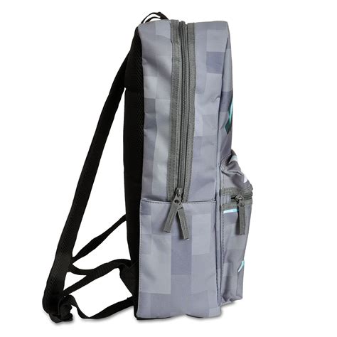 Minecraft Pickaxe Backpack Grey Elbenwald