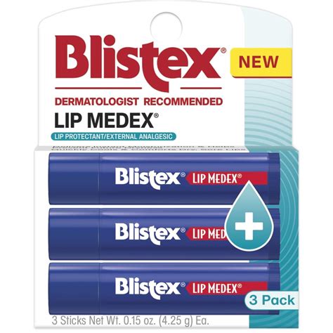 Blistex Lip Medex Stick 015 Oz Each Advanced Hydration