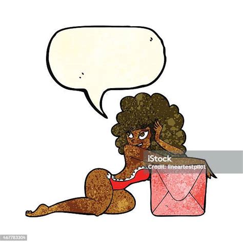 말풍선이 있는 핀 바라요 가진 여자 상자를 말풍선을 2015년에 대한 스톡 벡터 아트 및 기타 이미지 2015년 귀여운 그리기 Istock