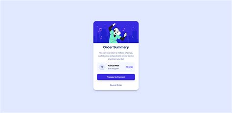 Github Matthew Millard Order Summary Component Frontend Mentor Challenge Order Summary