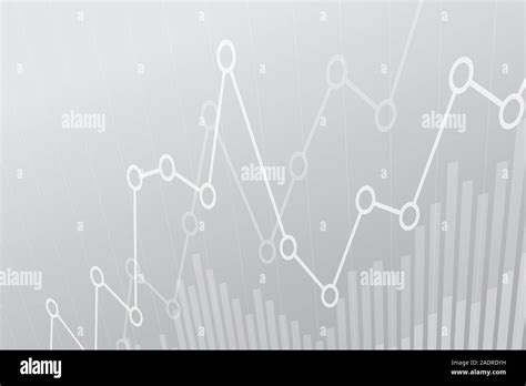 Abstract Financial Chart With Uptrend Line Graph On Gray Background Stock Vector Image Art Alamy
