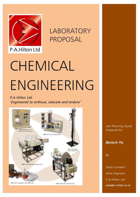 PDF Chemical Engineering Laboratory Proposal DOKUMEN TIPS