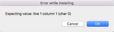 expecting value line 1 column 1 char 0 error removal report