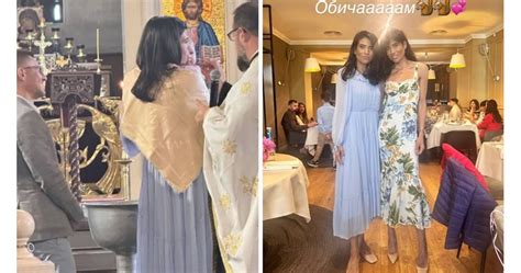 Андрей Арнаудов и жена му кръстиха бебето СНИМКИ