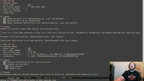 compiler from scratch phase 1 tokenizer generator 002 parsing