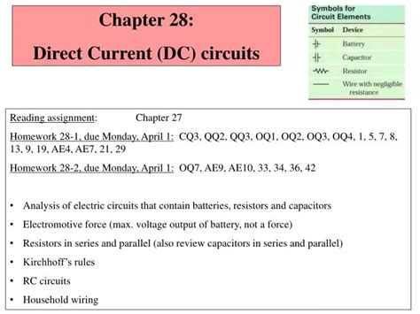 PPT Chapter Direct Current DC Circuits PowerPoint Presentation ID