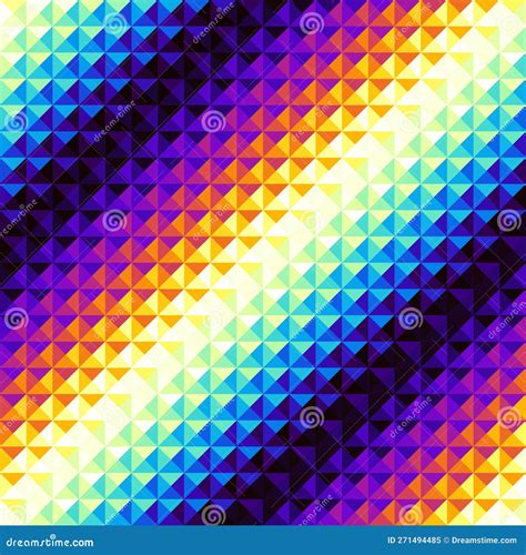 Geometric Abstract Pattern In Low Poly Style Stock Vector Illustration Of Random Texture