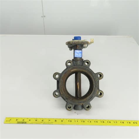 Nibco LD2000 4 Ductile Iron Butterfly Valve SS Stem 200PSI 250 F EPDM Seat Bullseye