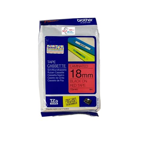 Brother Mm Tze Black On Red Tape Sim Lim Electronics