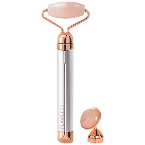 Buy Flawless Contour Micro Vibrating Facial Jade Roller And Massager