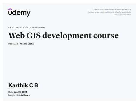 Karthik Cb On Linkedin Webdevelopment Gis Gisdeveloper Udemy
