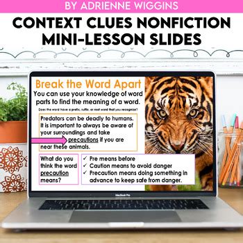Context Clues In Nonfiction Mini Lesson Slides By Adrienne Wiggins