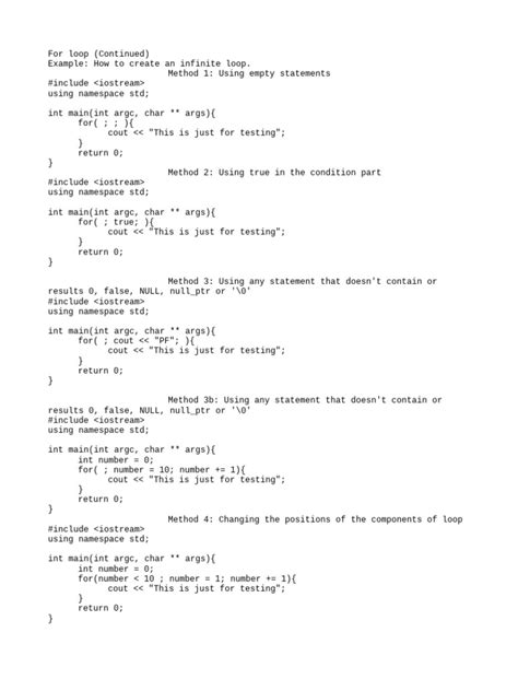 Lecture 16 For Loop Continued Nested For Loop Escape Sequences