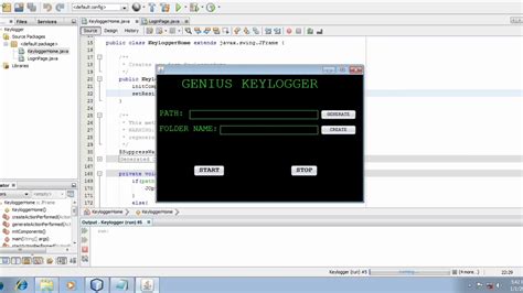 how to make a keylogger with java swing part4 youtube