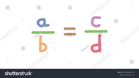 Proportion Chart Mathematics Stock Vector Royalty Free 2264862355 Shutterstock