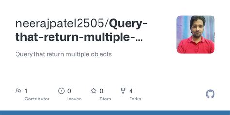 Github Neerajpatel Query That Return Multiple Objects Query That