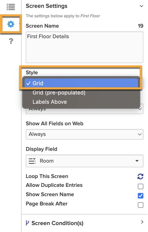Can I Make My Loop Screen Look Like A Table In The Legacy Builder Gocanvas Help Center