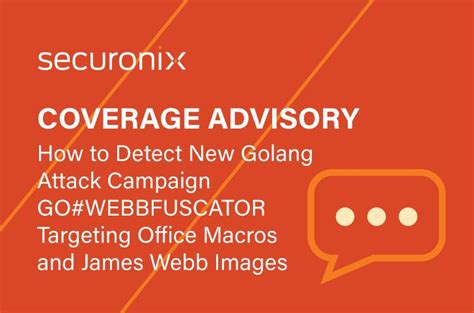 Securonix On Linkedin Golang Jameswebbspacetelescope Malware Cybersecurity