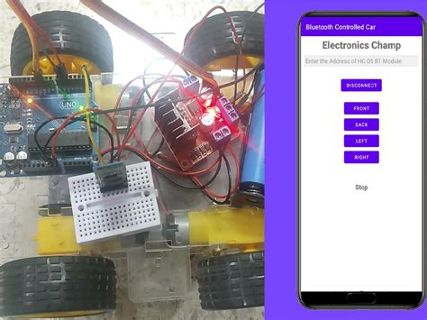 Bluetooth Controlled Car Using Hc 05 Bluetooth Module