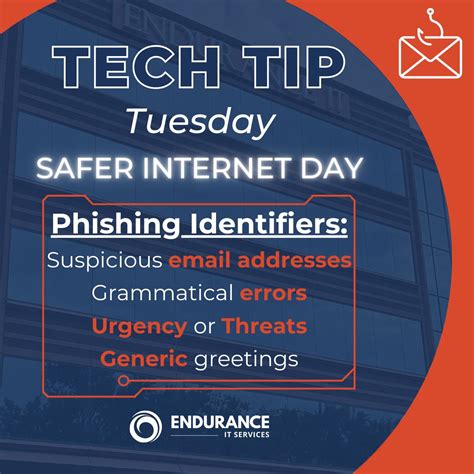 Endurance It Services On Linkedin Techtiptuesday Saferinternetday Phishing Itsecurity