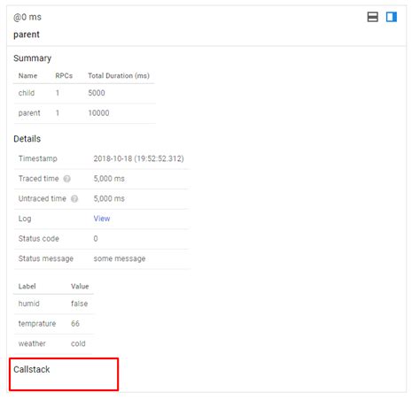 Google Cloud Trace Viewing Stacktrace In The Ui Stack Overflow