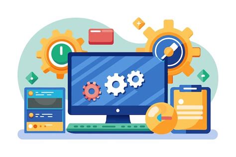 A User Upgrades Their Computers Operating System Showcasing Various Customizable Features And