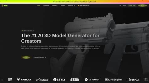 Meshy Ai Ai Powered 3d Generation From Text And Images In Seconds