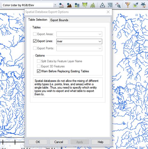 How To Export Shapefile To Mysql Spatial Database Using Global Mapper Free Gis Tutorial