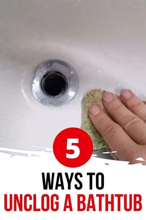 Unclog Bathtub Drain
