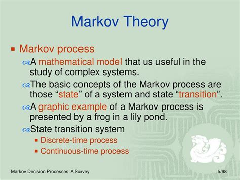 PPT Markov Decision Processes A Survey PowerPoint Presentation Free Download ID 447937