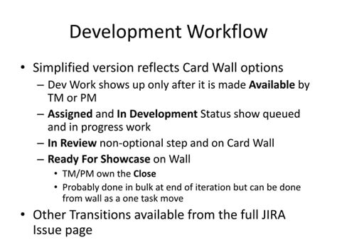 Maturing Agile SDLC Workflow Improvements PPT