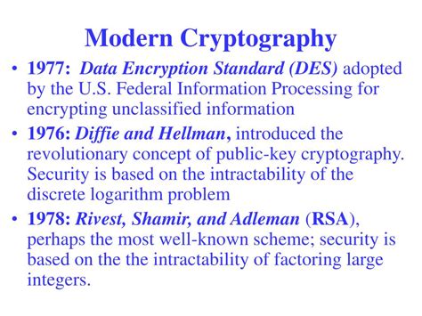 PPT Modern Cryptography PowerPoint Presentation Free Download ID 2407305