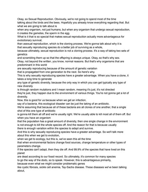 SOLUTION Biology Lecture 14 Sexual Reproduction Studypool