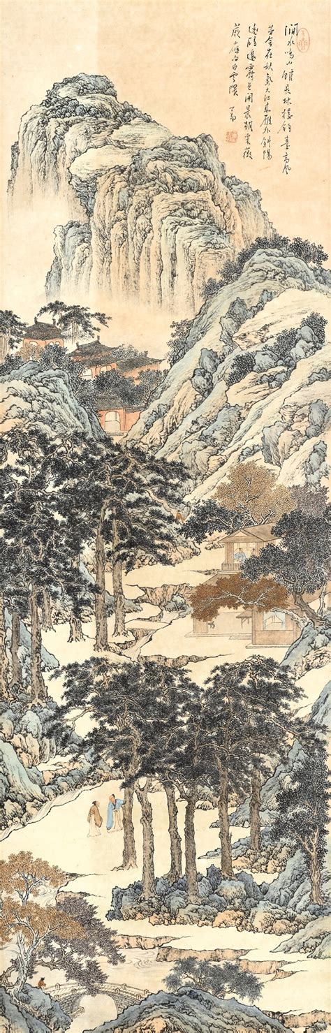 溥心畬 山館秋霽圖｜2023迎春 帝圖拍賣 領銜全台書畫文物類第一拍賣品牌
