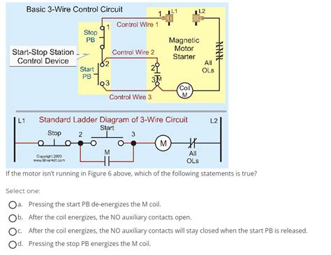 Solved I L Standard Ladder Diagram Of Wire Circuit L Chegg