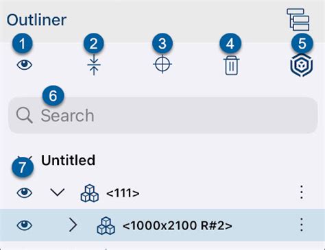 Outliner Panel SketchUp Help