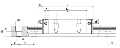 Hgw Hc Series Precision Cnc Hiwin Linear Guides Rail Slide Block Bearing Hgw Hc Hgw Hc Hgw Hc