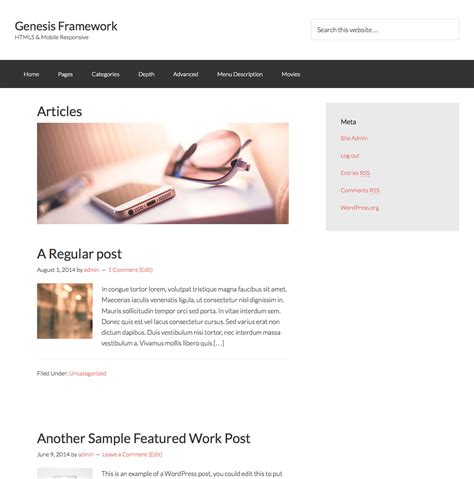 How To Add Custom Html Above The List Of Posts On Blog Page In Genesis Sridhar Katakam