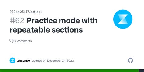 Practice Mode With Repeatable Sections · Issue 62 · 2394425147astrodx · Github