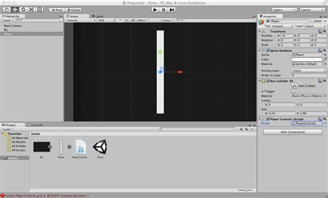 Help With Javascript For Brackeys Pong Tutorial Unity Engine Unity Discussions