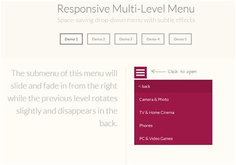 50 Best Free JQuery CSS3 Menu Plugins TechClient