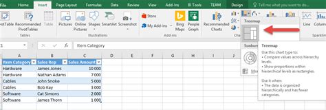 excel insert treemap chart lasopawb