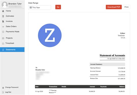Client Portal Help Zoho Books