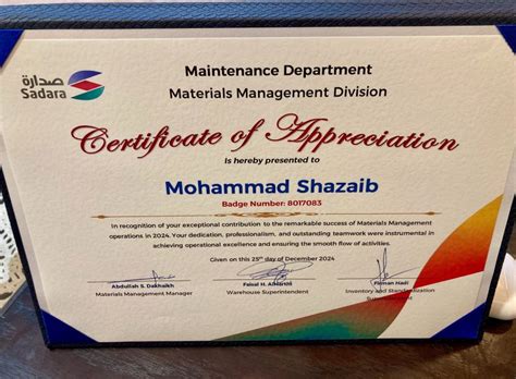 Mohammad Shazaib شازي On Linkedin Annual Function Of Materials Department At Sadara Resort In