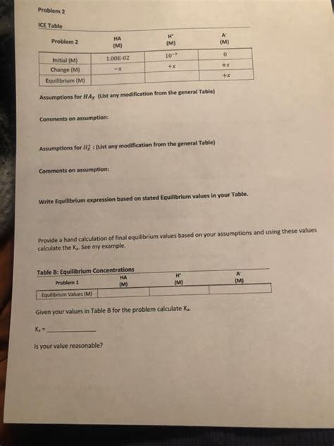 Solved Problem 1 I Completed Problem 1 As An Example ICE Chegg Com