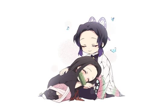 Nezuko Y Shinobu By Renacars On Deviantart