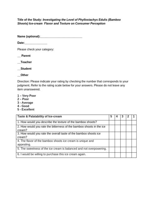 Survey Form Ni Kei Pdf