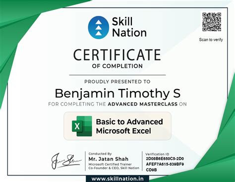 Your Certificate Skill Nation Your Certificate Skill Nation