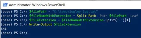 How To Get File Extension Using Powershell Active Directory Tools